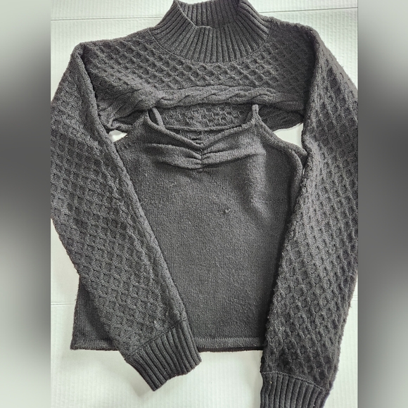 SO | Sweaters | So Womens Black Cable Knit Sweater | Poshmark